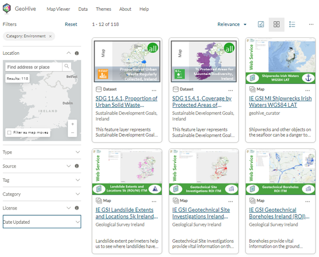 GeoHive: Free Geospatial Data Hub | Tailte Éireann